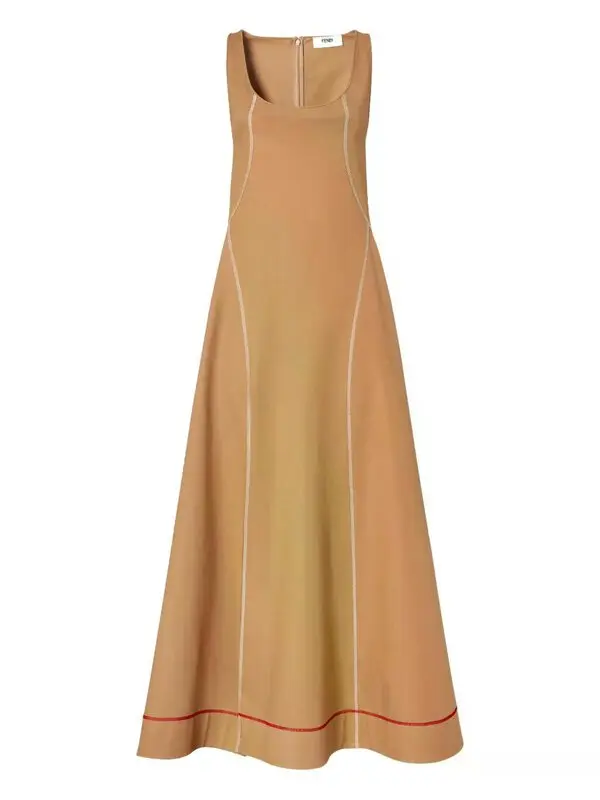 Fendi Seam-detail Maxi Dress