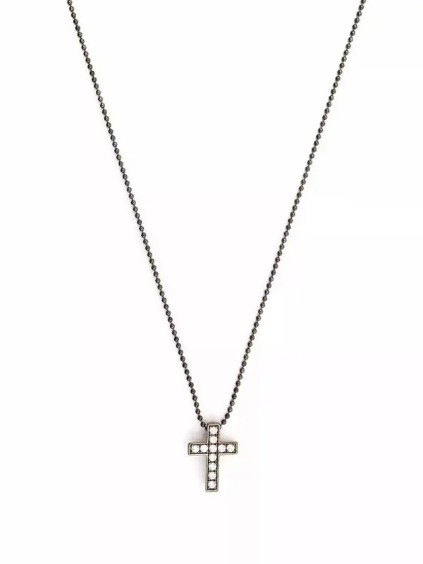 Dsquared2 Cross Pendant Necklace - Silver