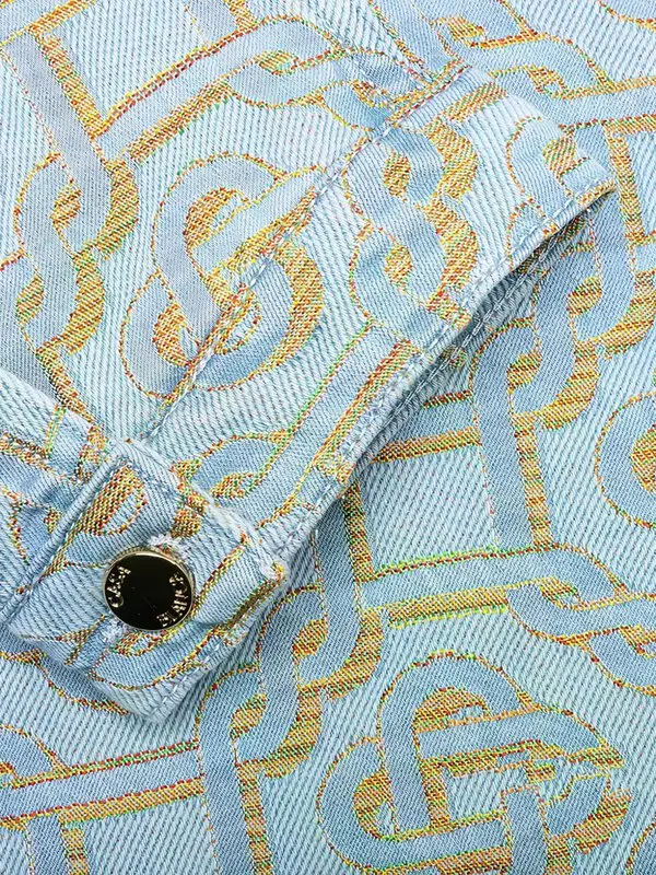 Casablanca Monogram-jacquard Denim Jacket
