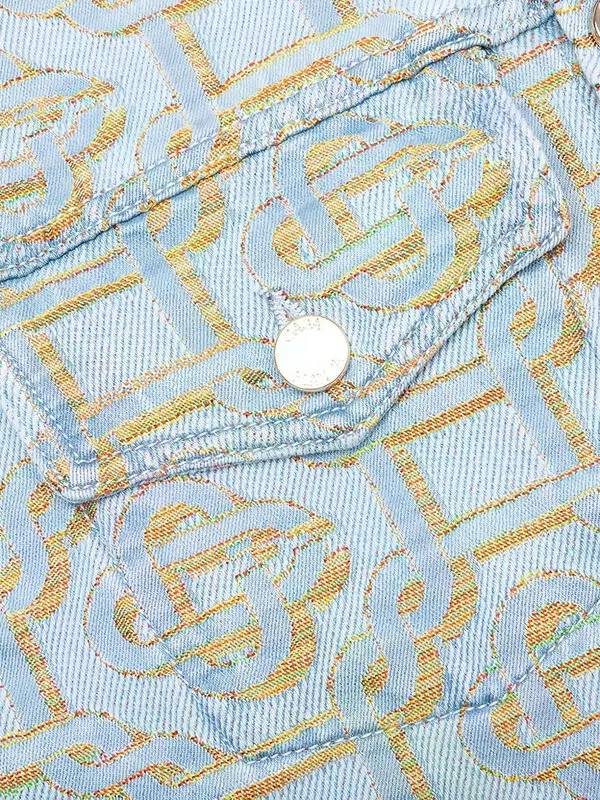 Casablanca Monogram-jacquard Denim Jacket