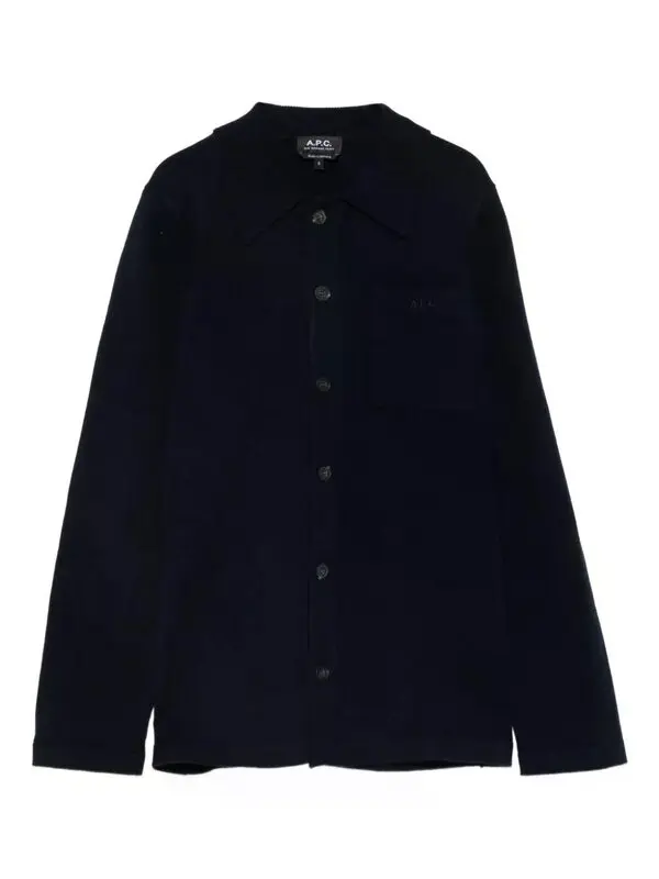 A.p.c. Buttoned Wool Jacket