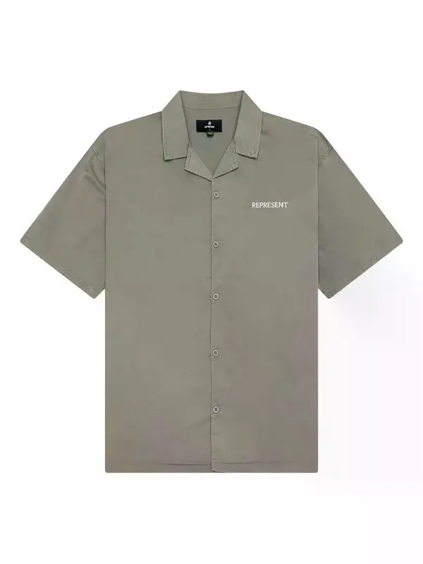 REPRESENT Camp-collar Shirt - Grey