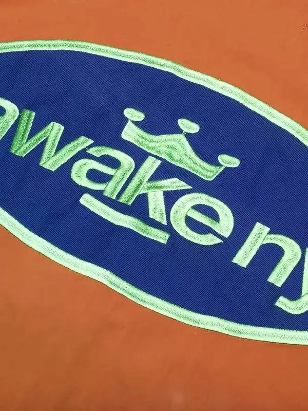 AWAKE NY Oval-logo Twill Jacket
