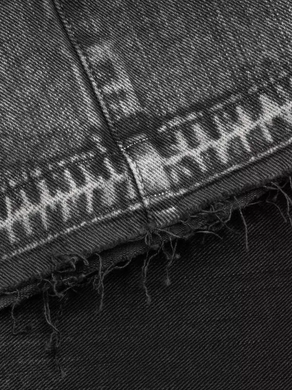 PDF Pleated-panel Denim Shorts