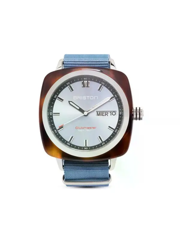 BRISTON Clubmaster Sport Hms Date 42mm - Blue