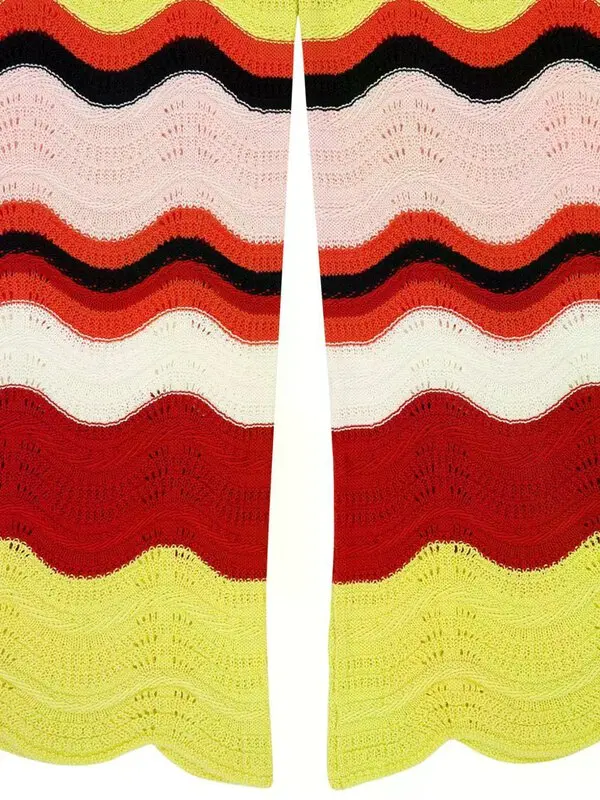 La DoubleJ Chevron-knit Trousers