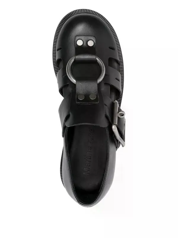 Martine Rose Bondage Belt Leather Sandals