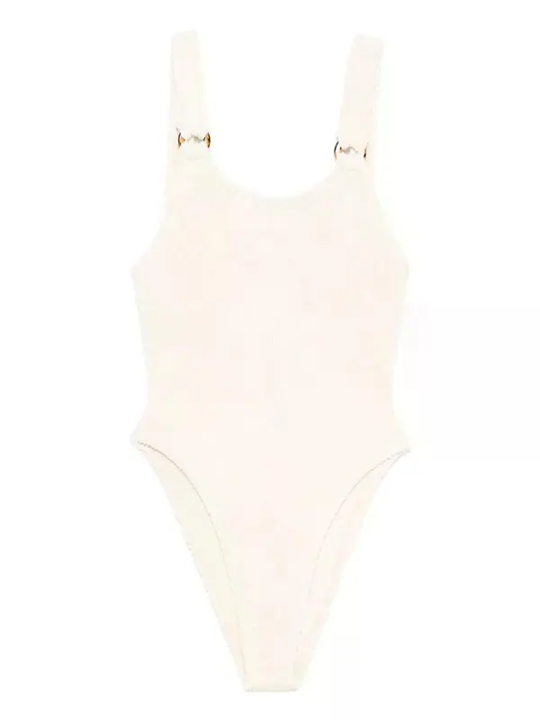 Hunza G Domino Swimsuit - Neutrals