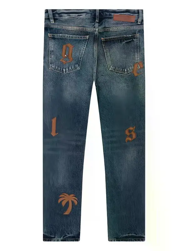 Palm Angels Logo-patch Jeans