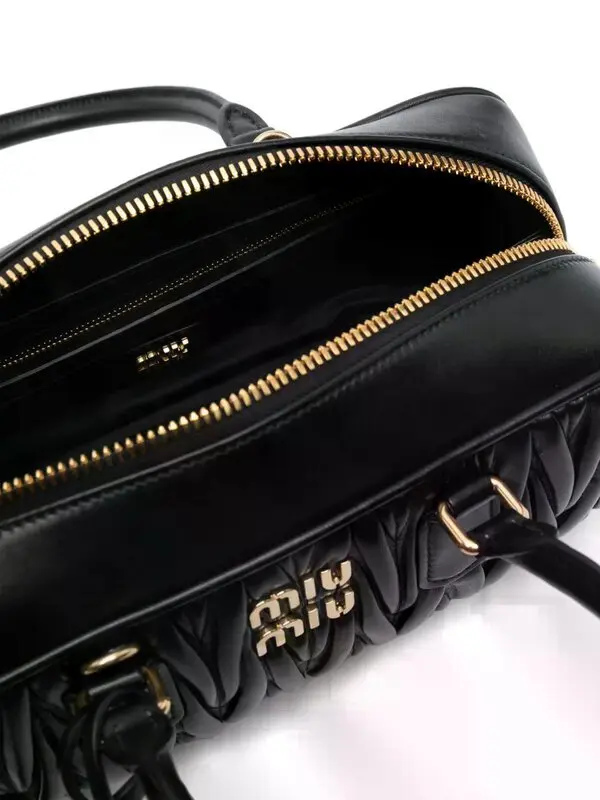 Miu Miu Small Arcadie Tote Bag - Black