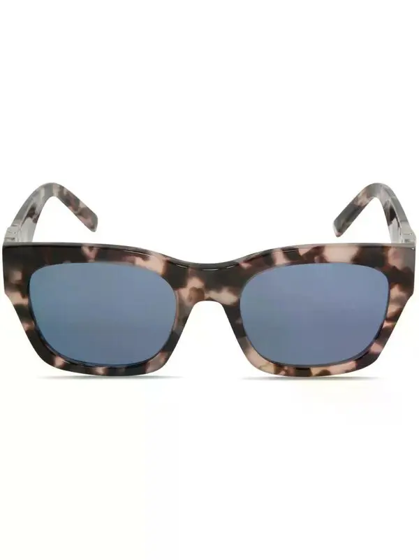 Givenchy 4g-motif Square-frame Sunglasses - Brown