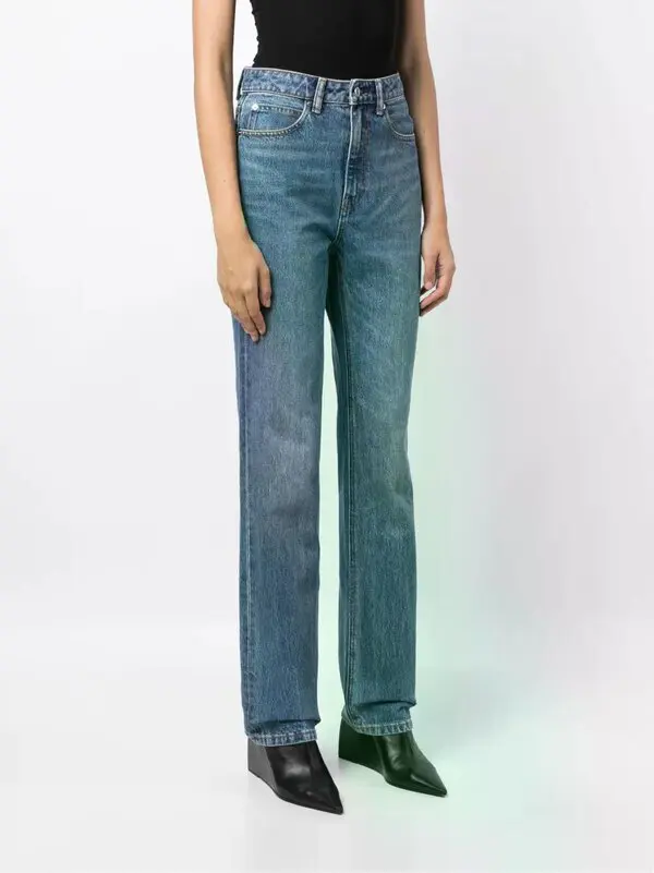 Alexander Wang Fly High-rise Flared Jeans
