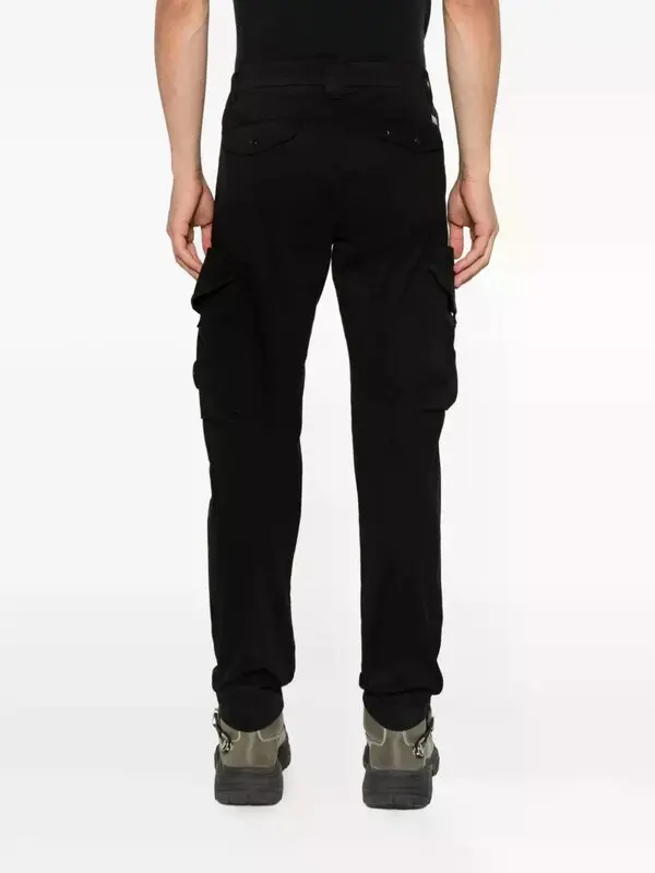 C.P. COMPANY Lens-detail Cargo Pants - Black