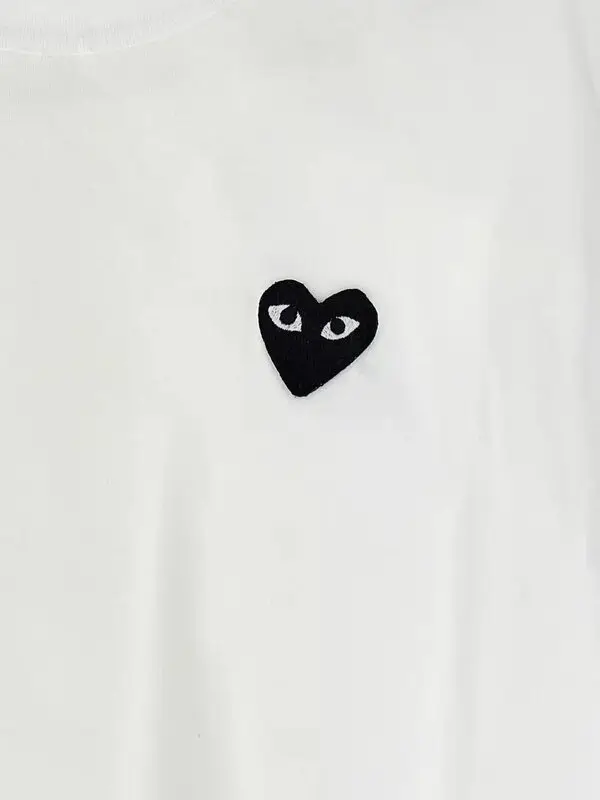 Play Comme Des Garcon Heart-motif T-shirt