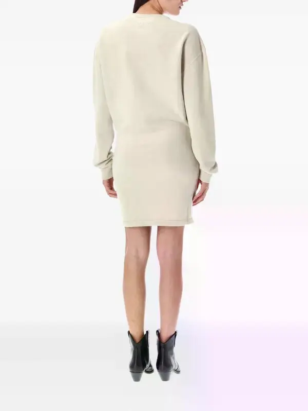 MARANT ETOILE Pipper Fleece Mini Dress - Neutrals