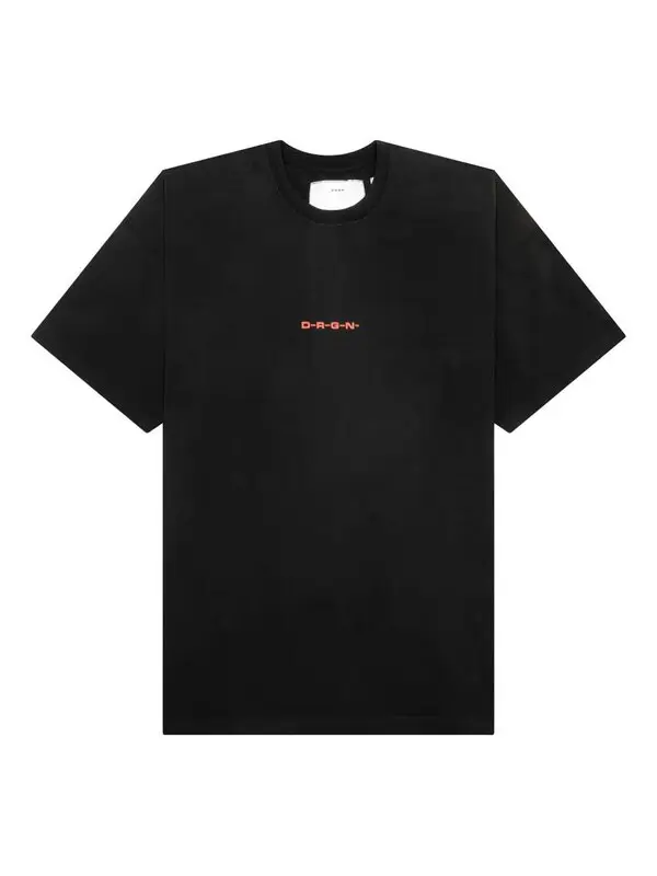 D-R-G-N Origins Bleached T-shirt - Black