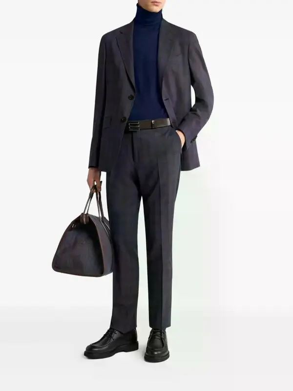 Etro Check-pattern Wool Suit