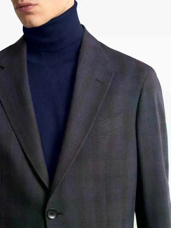 Etro Check-pattern Wool Suit