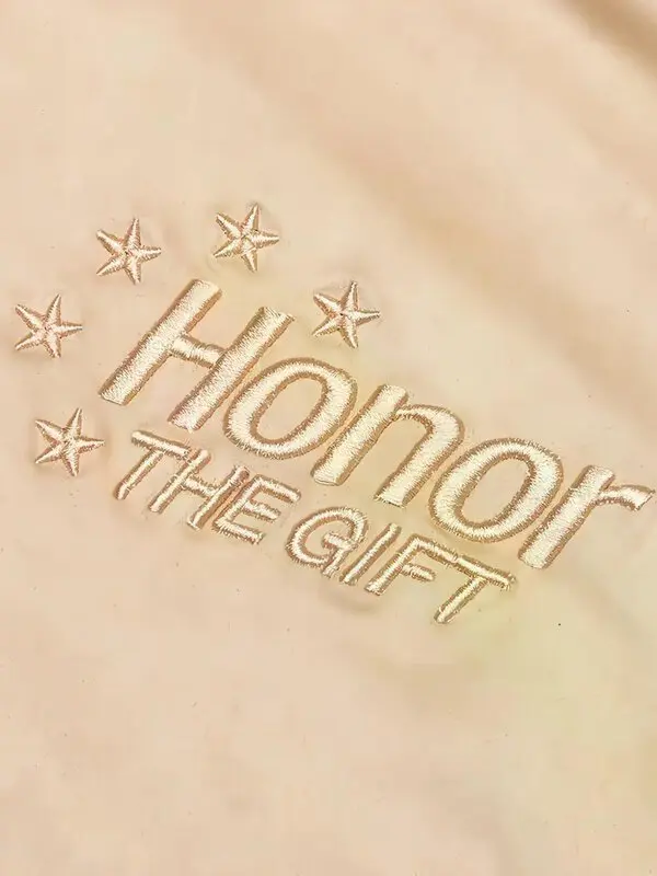 HONOR THE GIFT Embroidered Bomber Jacket - Brown
