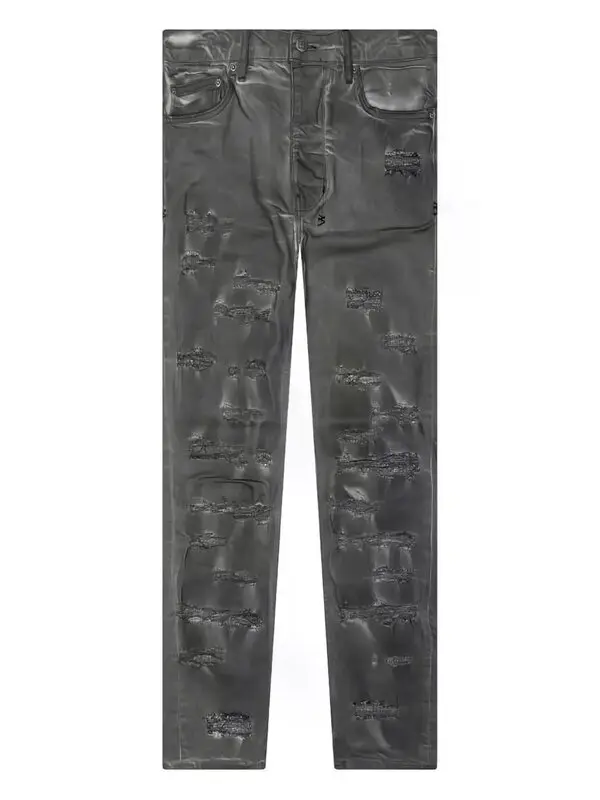 Ksubi Chitch Oil Slick Repair Jeans - Black