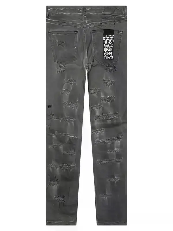 Ksubi Chitch Oil Slick Repair Jeans - Black