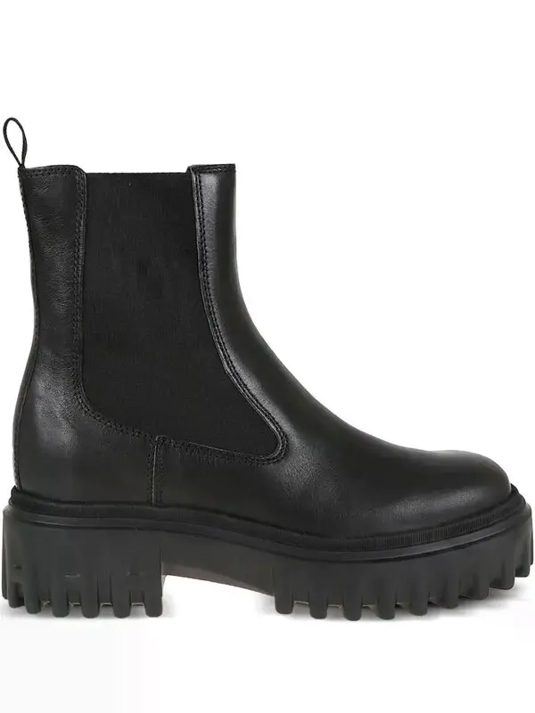 Hogan Platform Chelsea Boots - Black