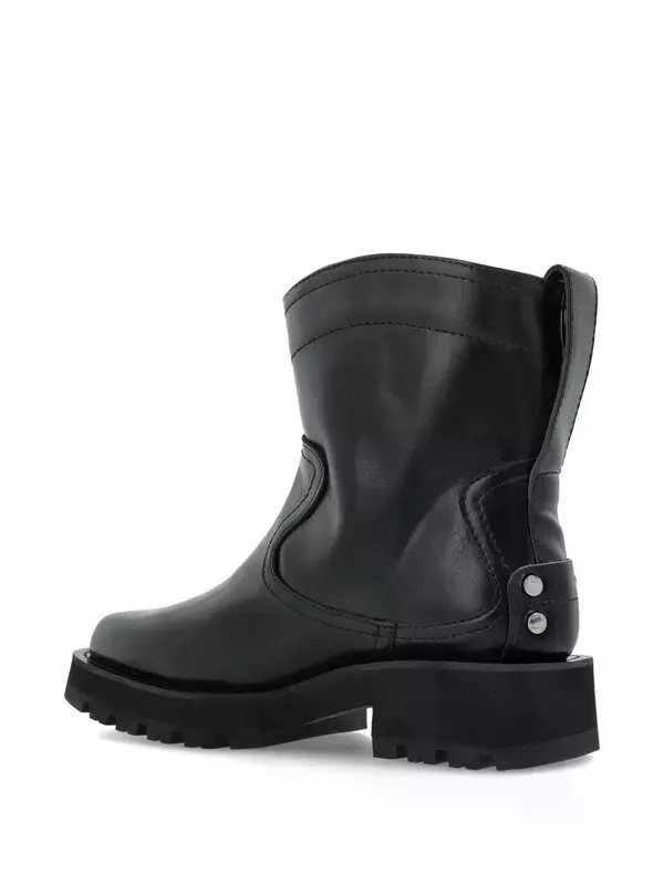 GANNI Pull-on Biker Boots