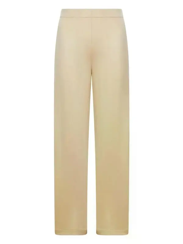 Max Mara Elasticated-waist Silk Trousers