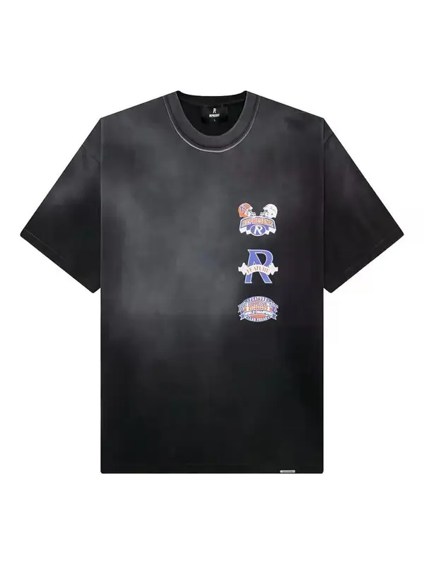 REPRESENT X Feature Multi-logo Stained T-shirt