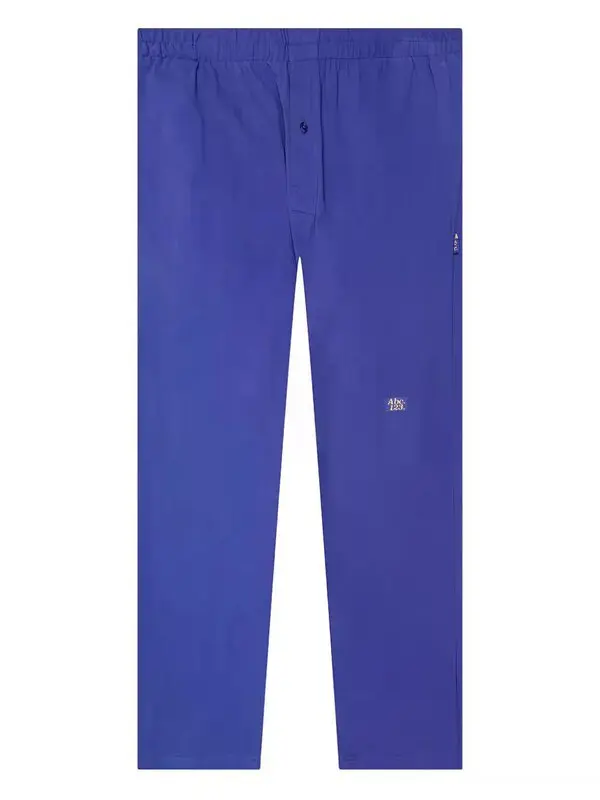 ADVISORY BOARD CRYSTALS Logo-patch Trousers - Blue