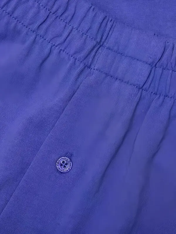 ADVISORY BOARD CRYSTALS Logo-patch Trousers - Blue
