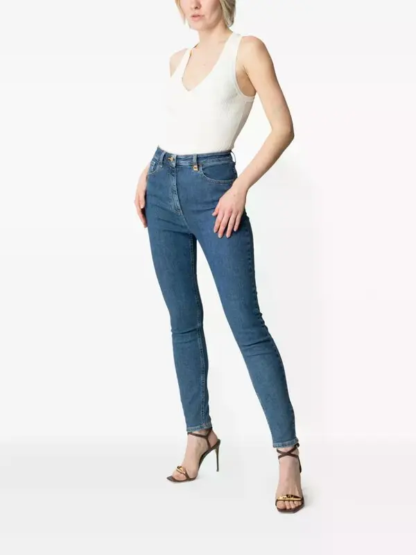 Elisabetta Franchi Ribbed V-neck Top