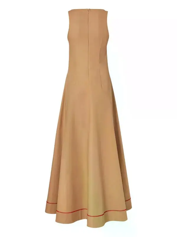 Fendi Seam-detail Maxi Dress - Neutrals