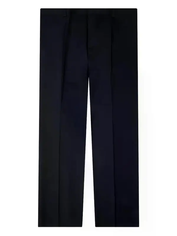 JIL SANDER Pressed-crease Trousers - Blue