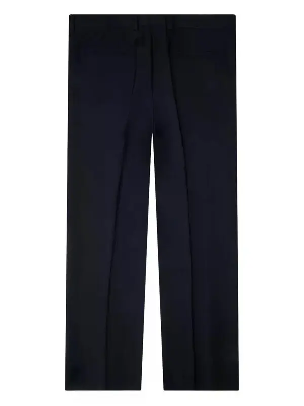 JIL SANDER Pressed-crease Trousers - Blue