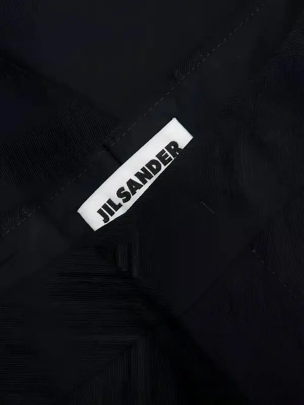 JIL SANDER Pressed-crease Trousers - Blue