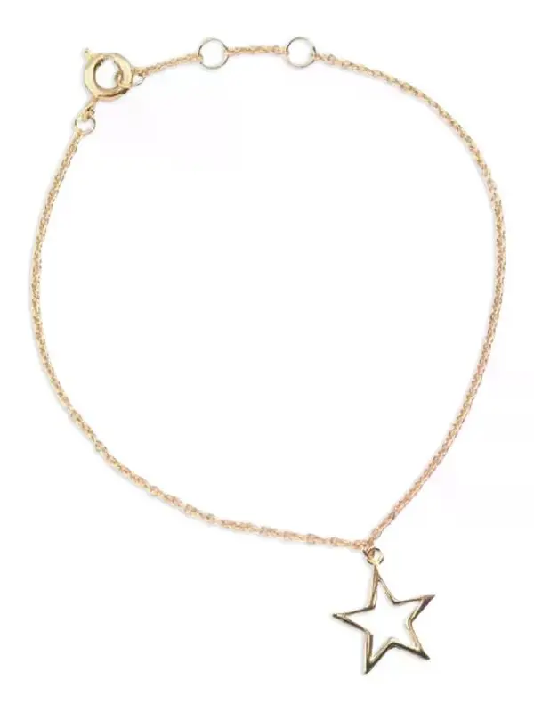 ALL THE LUCK IN THE WORLD Star Pendant Bracelet - Gold