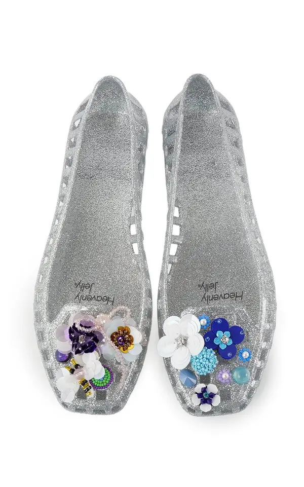 HEAVENLY JELLY Dazzla Flats - Silver