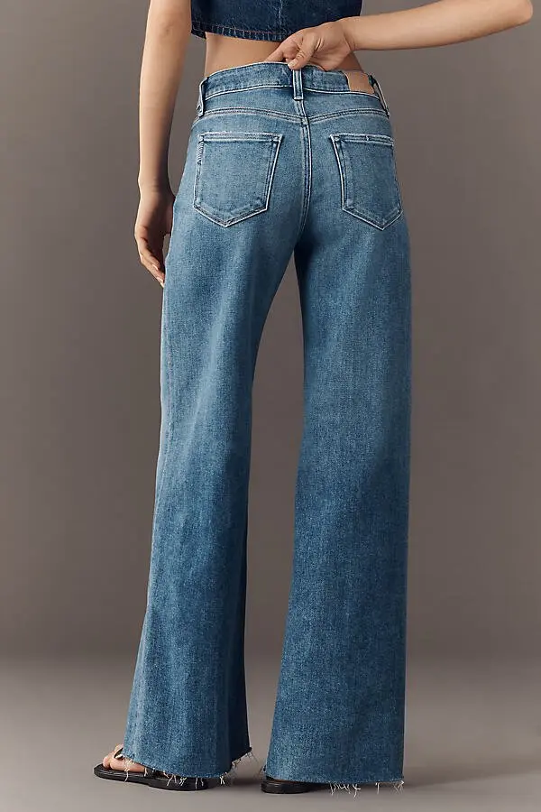 Paige Anessa High-rise Wide-leg Jeans