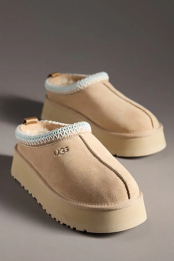 UGG Tazz Ii Platform Slippers - Sand