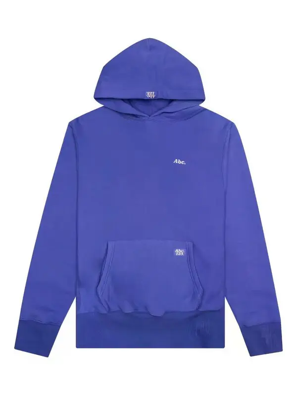 ADVISORY BOARD CRYSTALS Logo-embroidered Pullover Hoodie - Blue