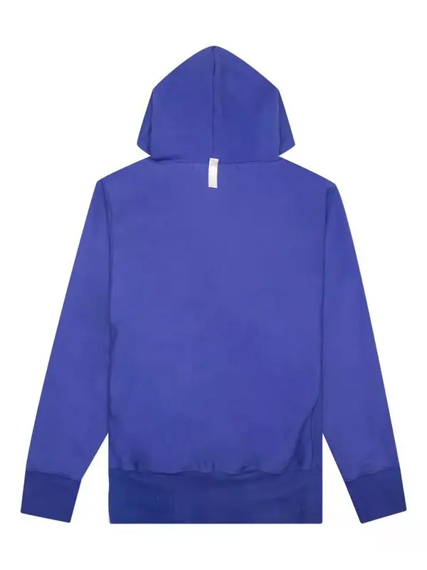 ADVISORY BOARD CRYSTALS Logo-embroidered Pullover Hoodie - Blue