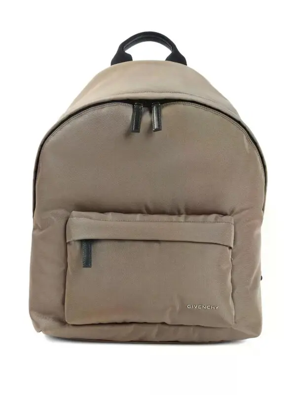 Givenchy Logo-plaque Backpack - Neutrals