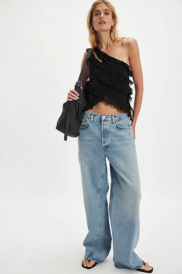 AGOLDE Twist Low-slung Baggy Jeans - Stage