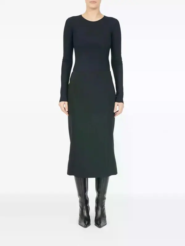 MAISON MARGIELA Back-slit Midi Skirt