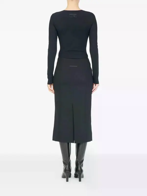 MAISON MARGIELA Back-slit Midi Skirt