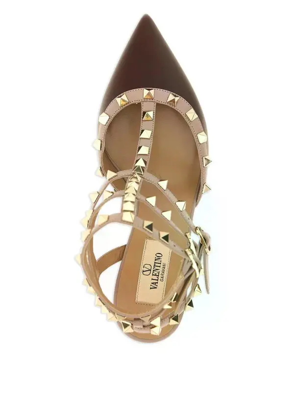 Valentino Garavani 65mm Rockstud Pumps - Brown