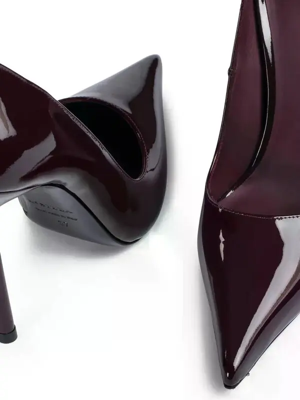 LE SILLA 120mm Bella Patent-leather Pointed-toe Pumps