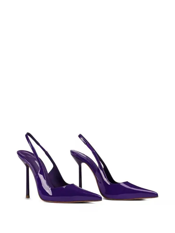 LE SILLA 120mm Bella Slingback Pointed-toe Pumps - Purple
