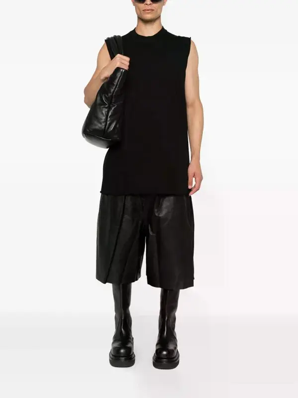 Rick Owens Round Neck Sleeveless Vest